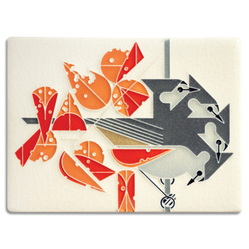 Motawi Tileworks - Charley Harper Titmouse Tidbit - The Century House ...