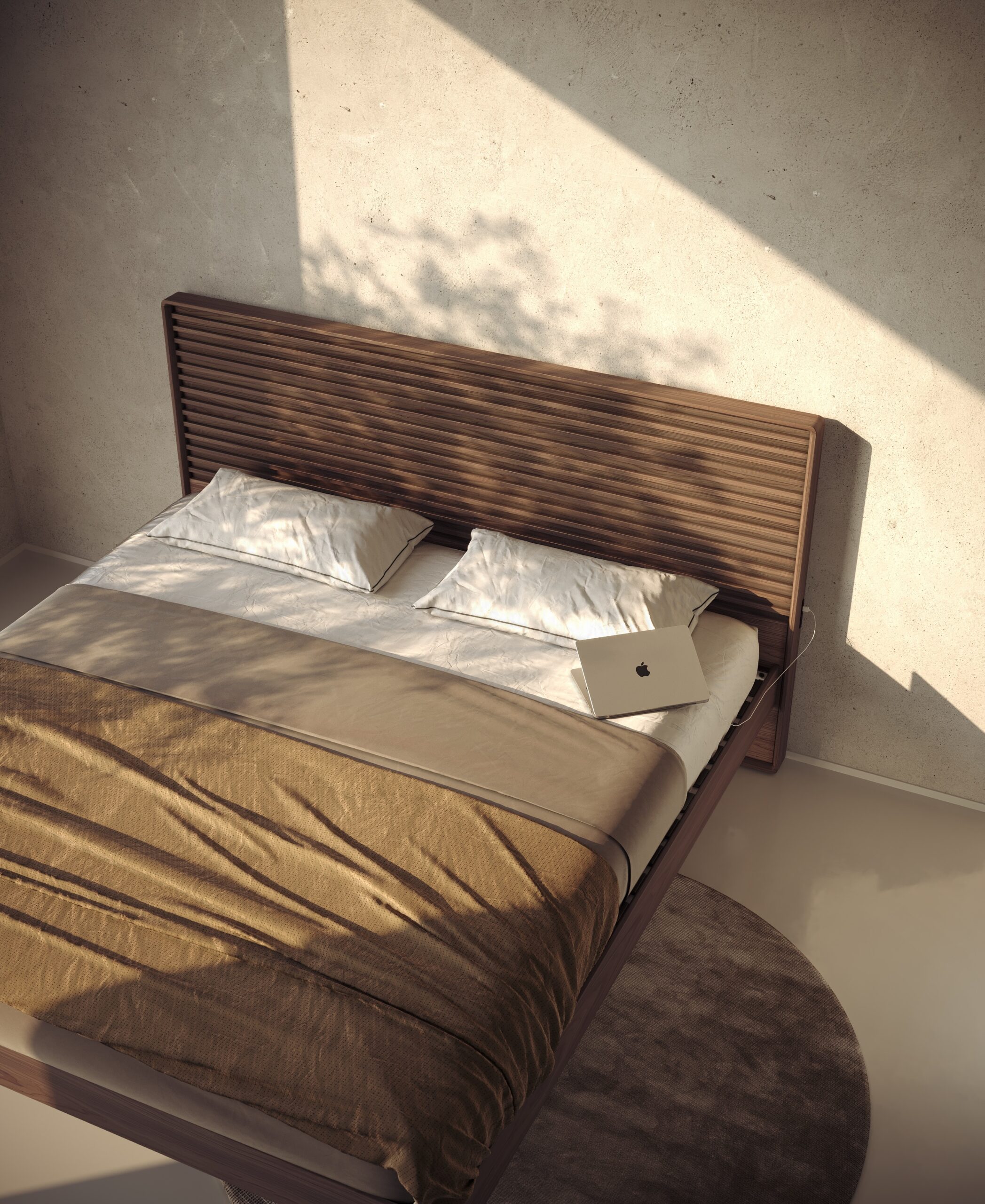 BDI Cross LINQ Bed - The Century House - Madison, WI